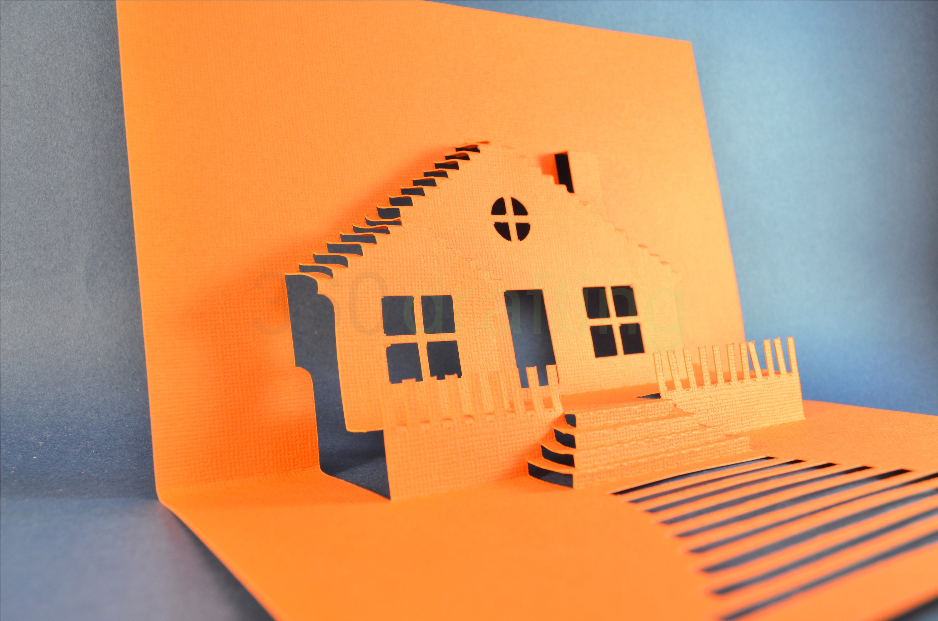 Template Pop up House Cards 70103 / SVG / Cricut Template / 3D Pop up ...