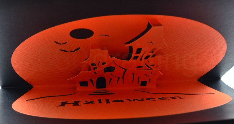 TEMPLATE Pop up HALLOWEEN Cards 70108 / SVG / Cricut Template / 3D Pop ...