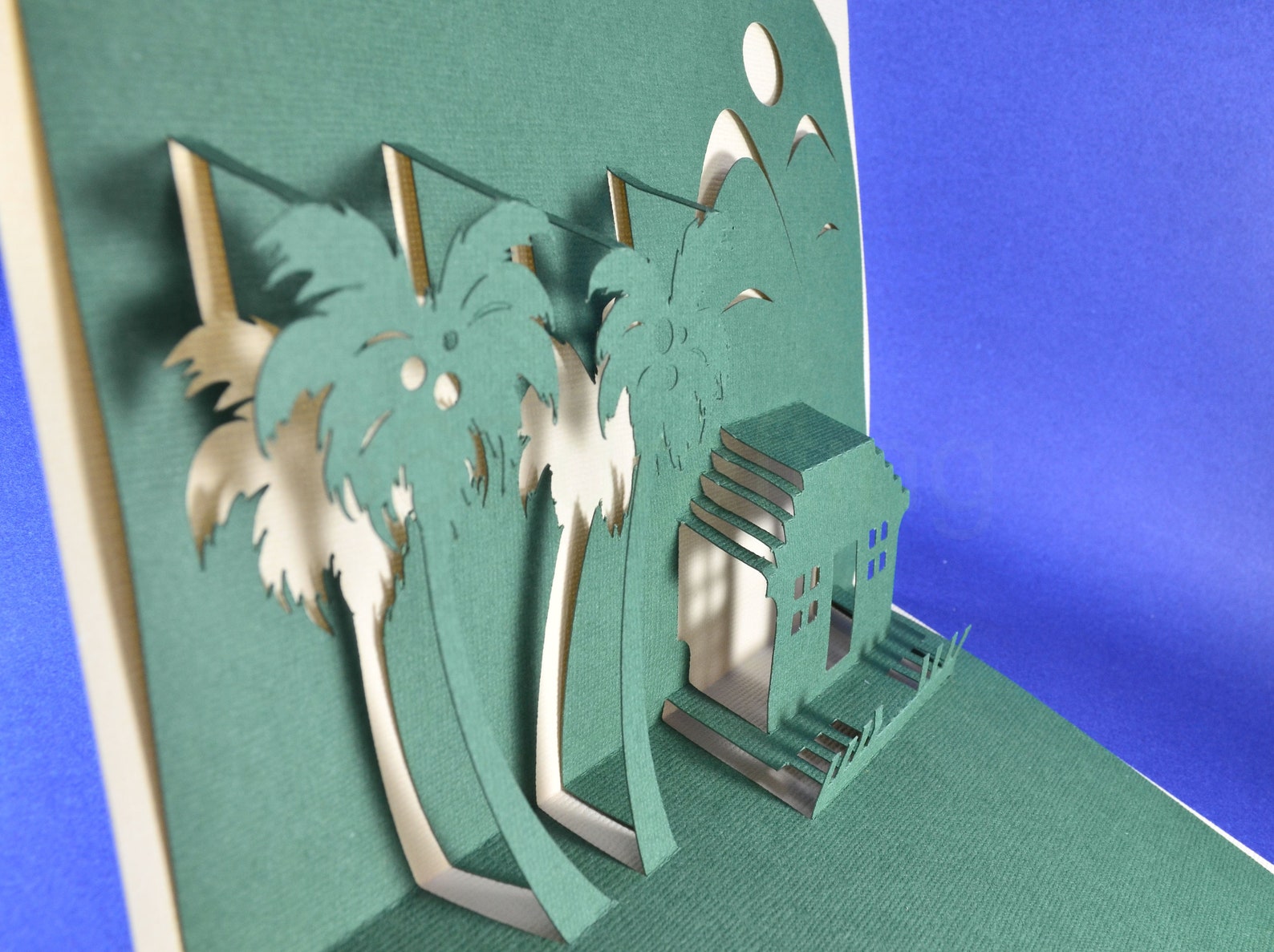 Template Pop up Card 70203 / SVG / Cricut Template / 3D Pop up Card ...