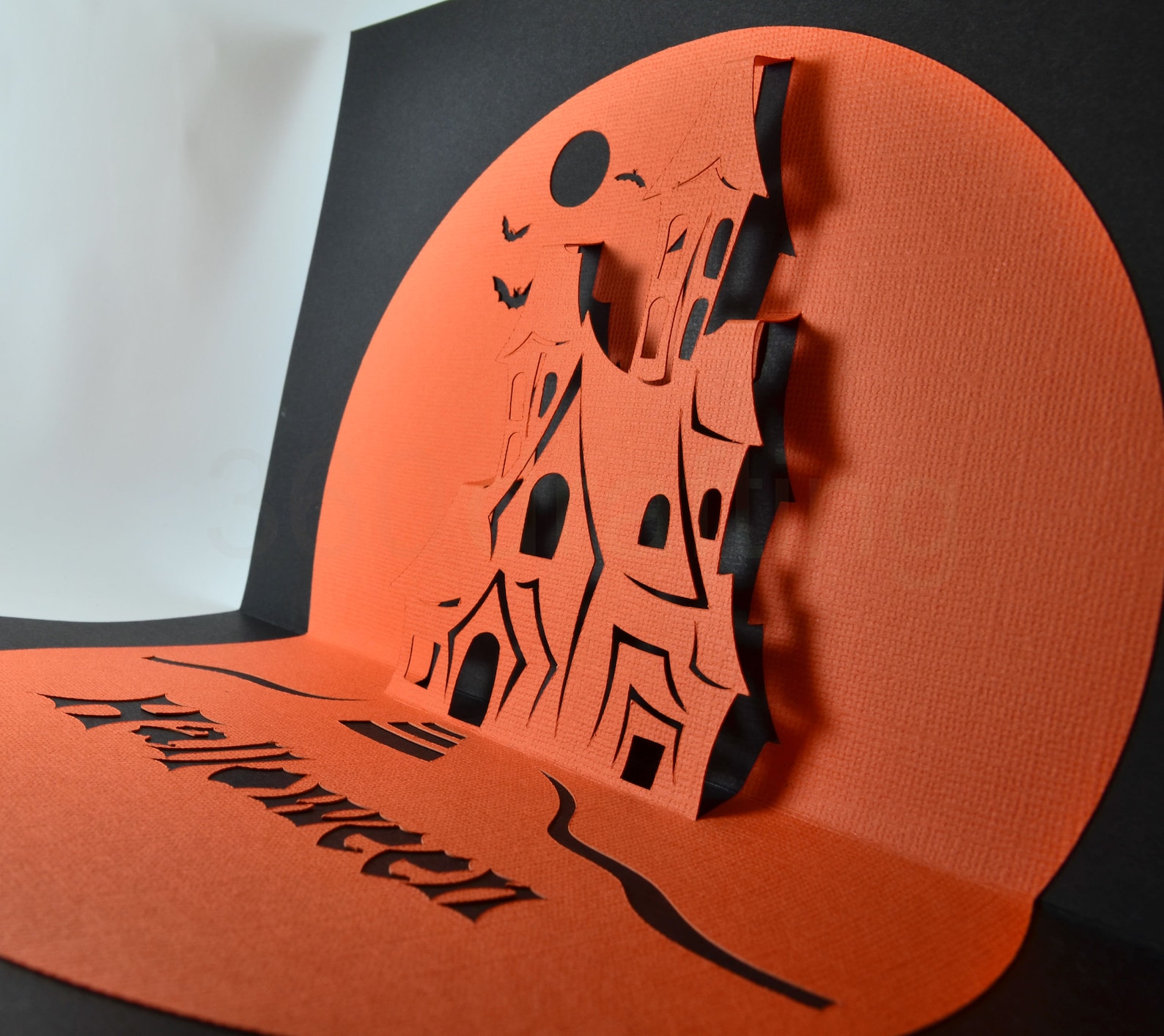 TEMPLATE Pop up HALLOWEEN Cards 70108 / SVG / Cricut Template / 3D Pop ...