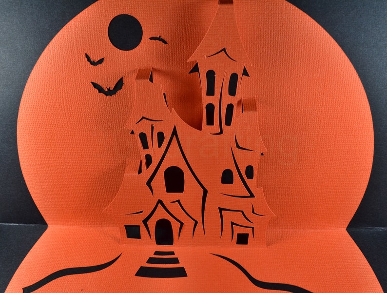TEMPLATE Pop up HALLOWEEN Cards 70108 / SVG / Cricut Template / 3D Pop ...