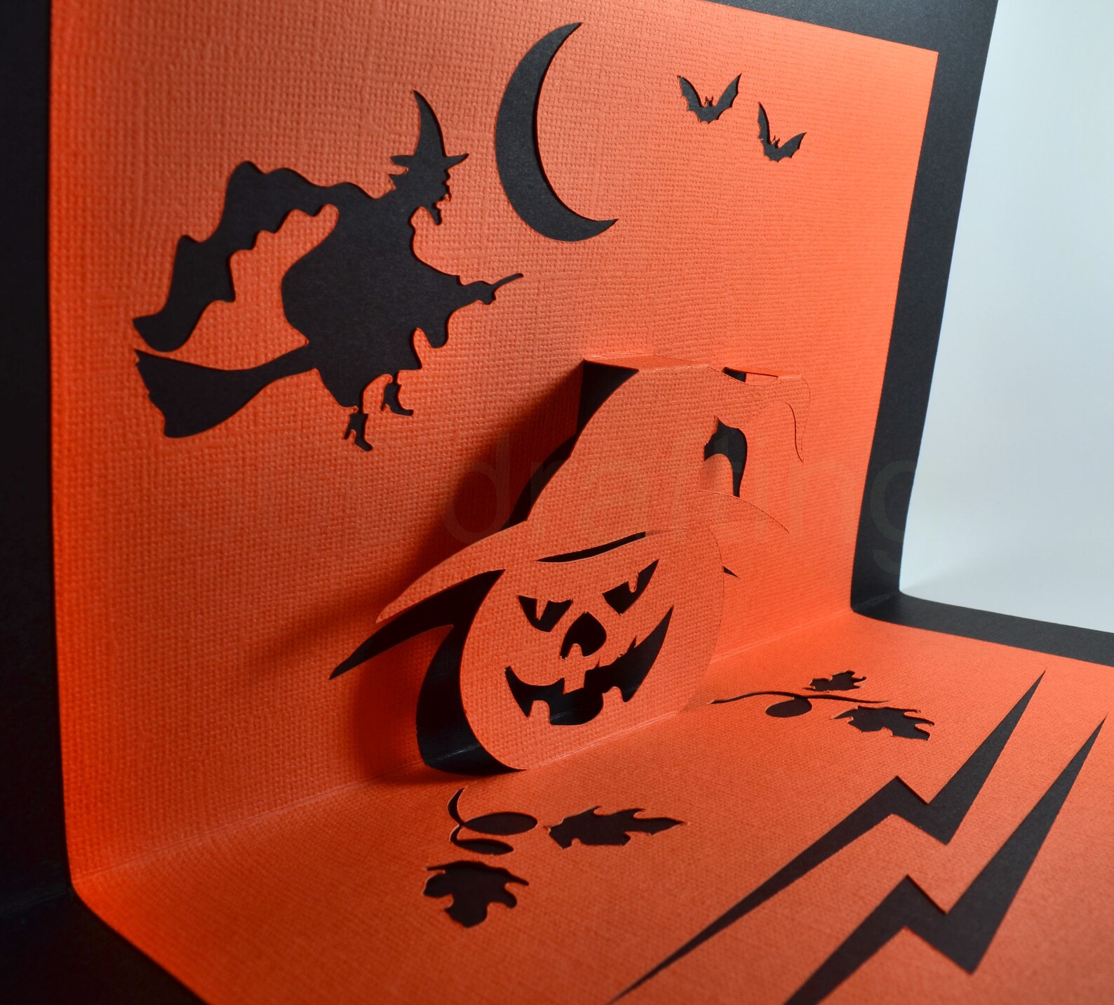 TEMPLATE Pop up HALLOWEEN Cards 70109 / SVG / Cricut Template / 3D Pop ...