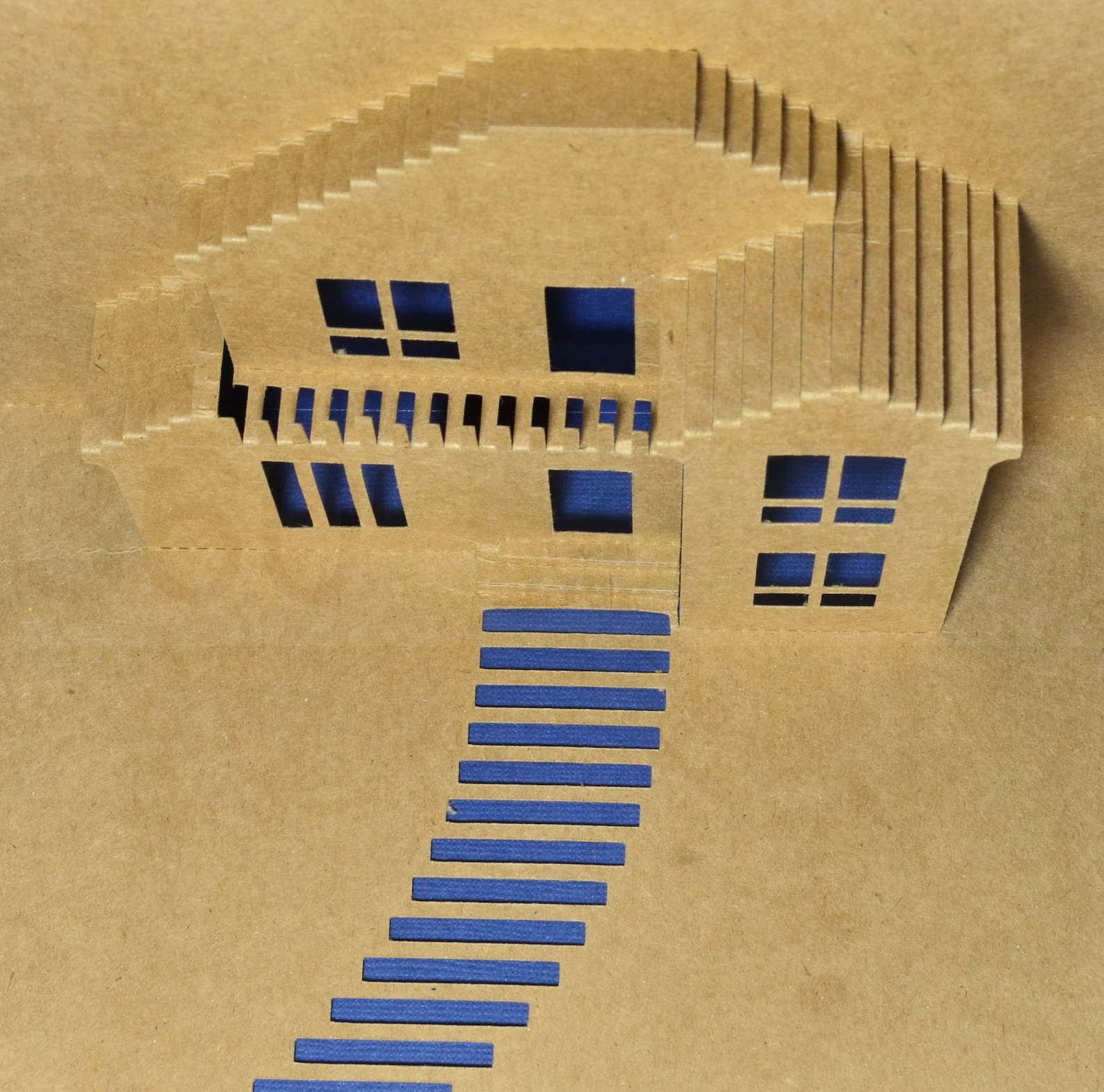 Template Pop up House Cards 70104 / SVG / Cricut Template / 3D Pop up ...