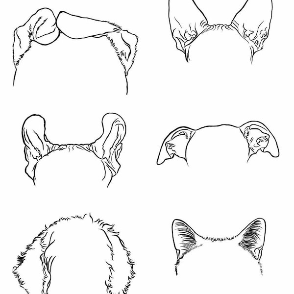 Dog Ear Art - Etsy