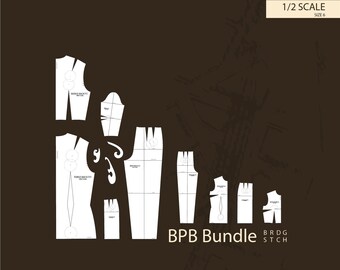 Printable Quarter-scale Bodice and Sleeve Pattern Blocks - Etsy UK