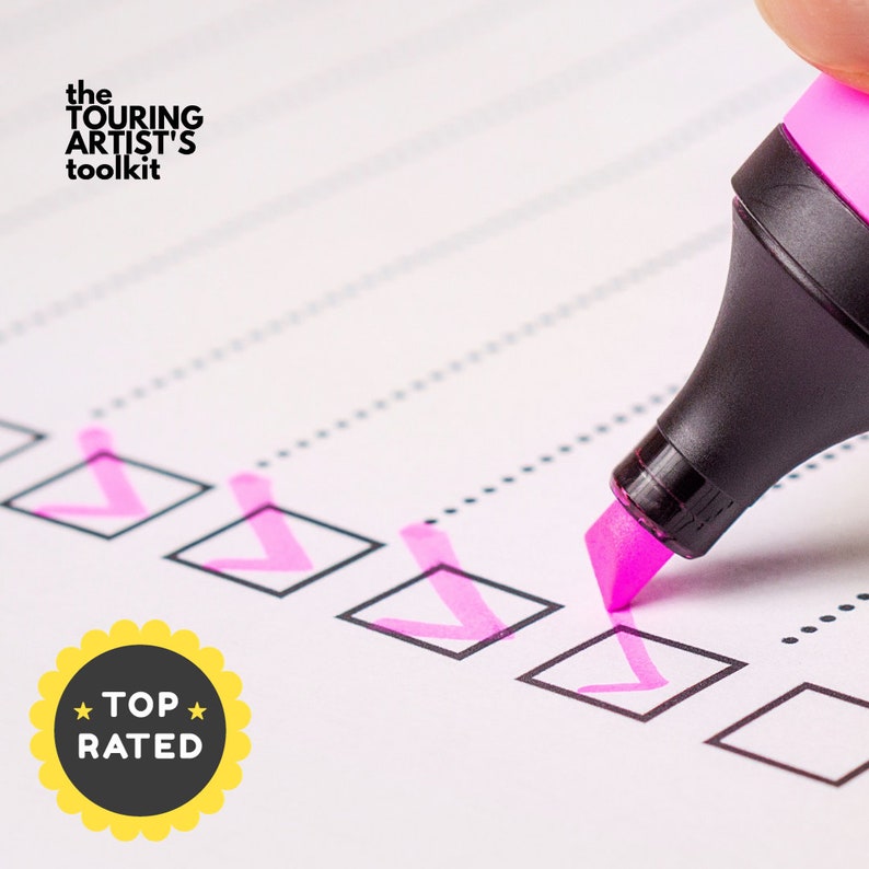 Album Release Checklist for Musicians Music Template To-do List to Do ...