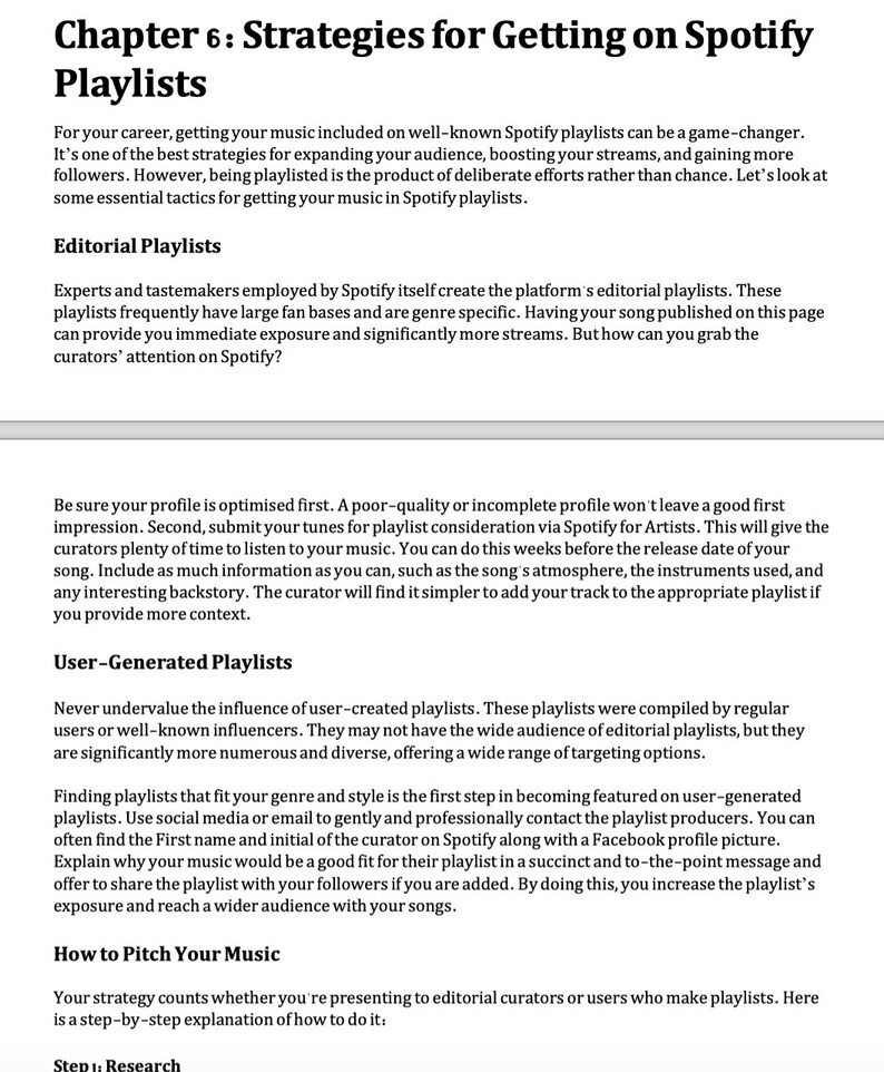 Spotify Secrets Ebook Spotify Book Music Streaming How to Boost ...