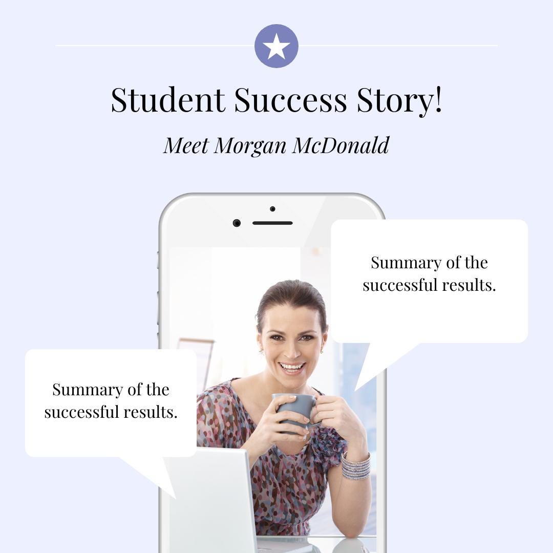 Client Spotlight Instagram Templates: Editable Canva Posts (PDF) - Etsy