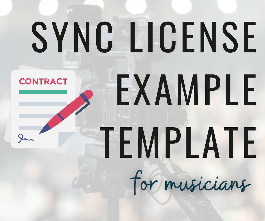 Modèle d'exemple de contrat de licence Music Sync (téléchargement ...