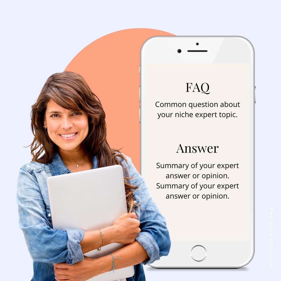 Editable Educational Tips and FAQ Canva Templates | Social Media Post ...