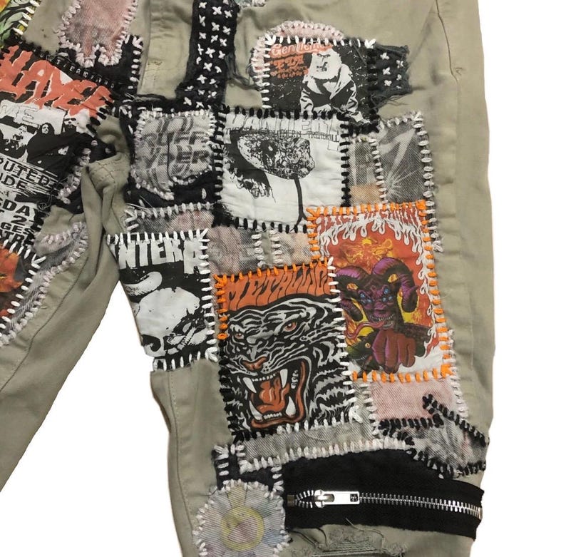 Custom Patched Pants - Etsy