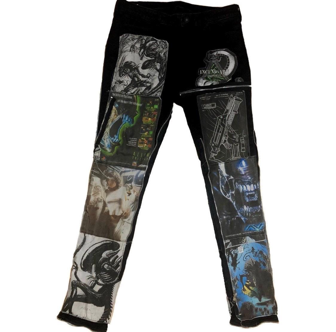 Custom Patched Pants - Etsy
