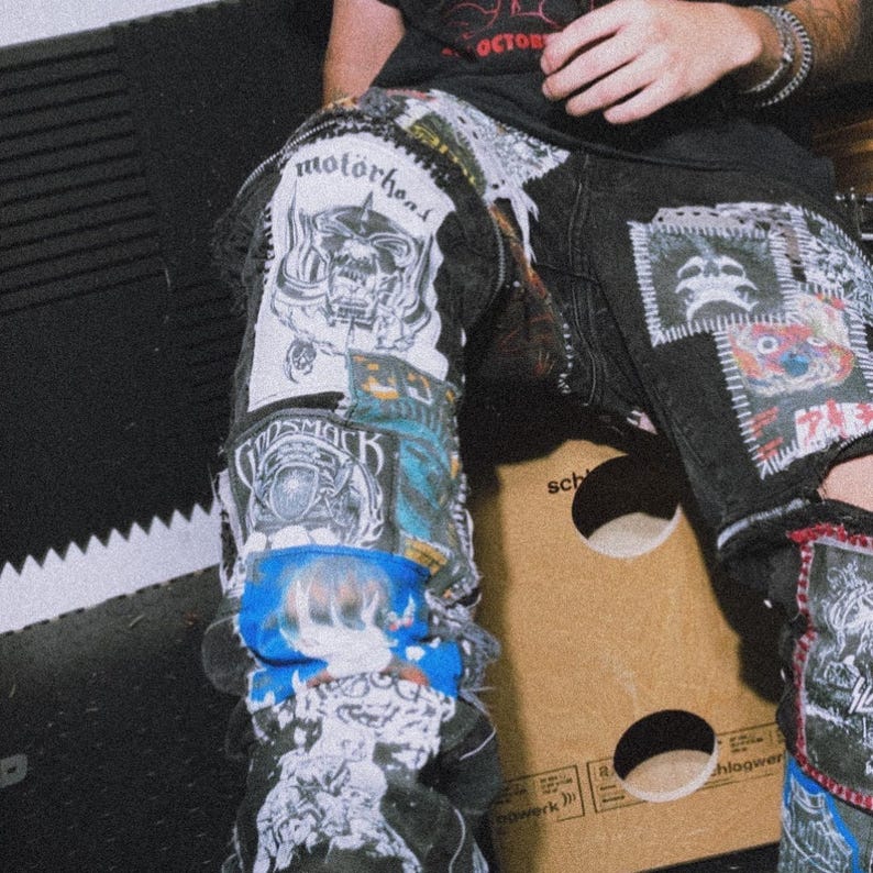 Custom Patched Pants - Etsy