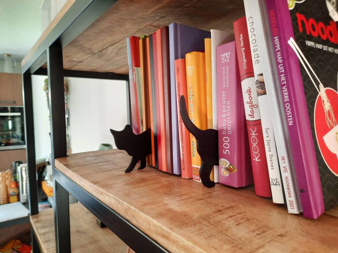 Cat Silhouettes to Place Between Books - Etsy