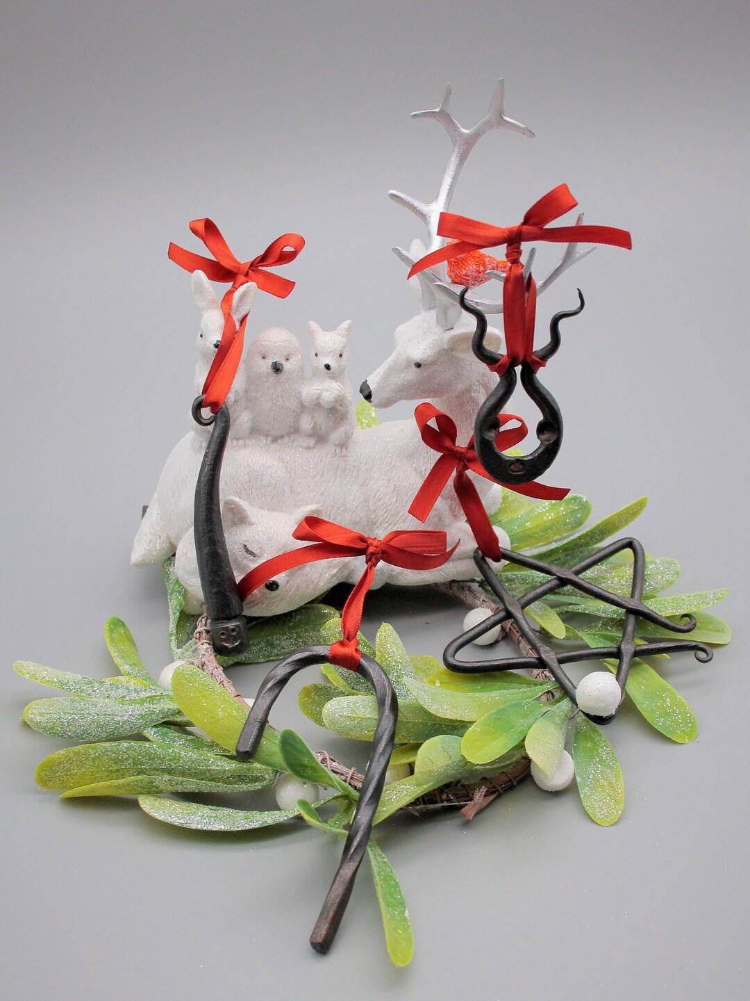 Hand-forged Iron/steel Christmas/yule Decoration - Etsy
