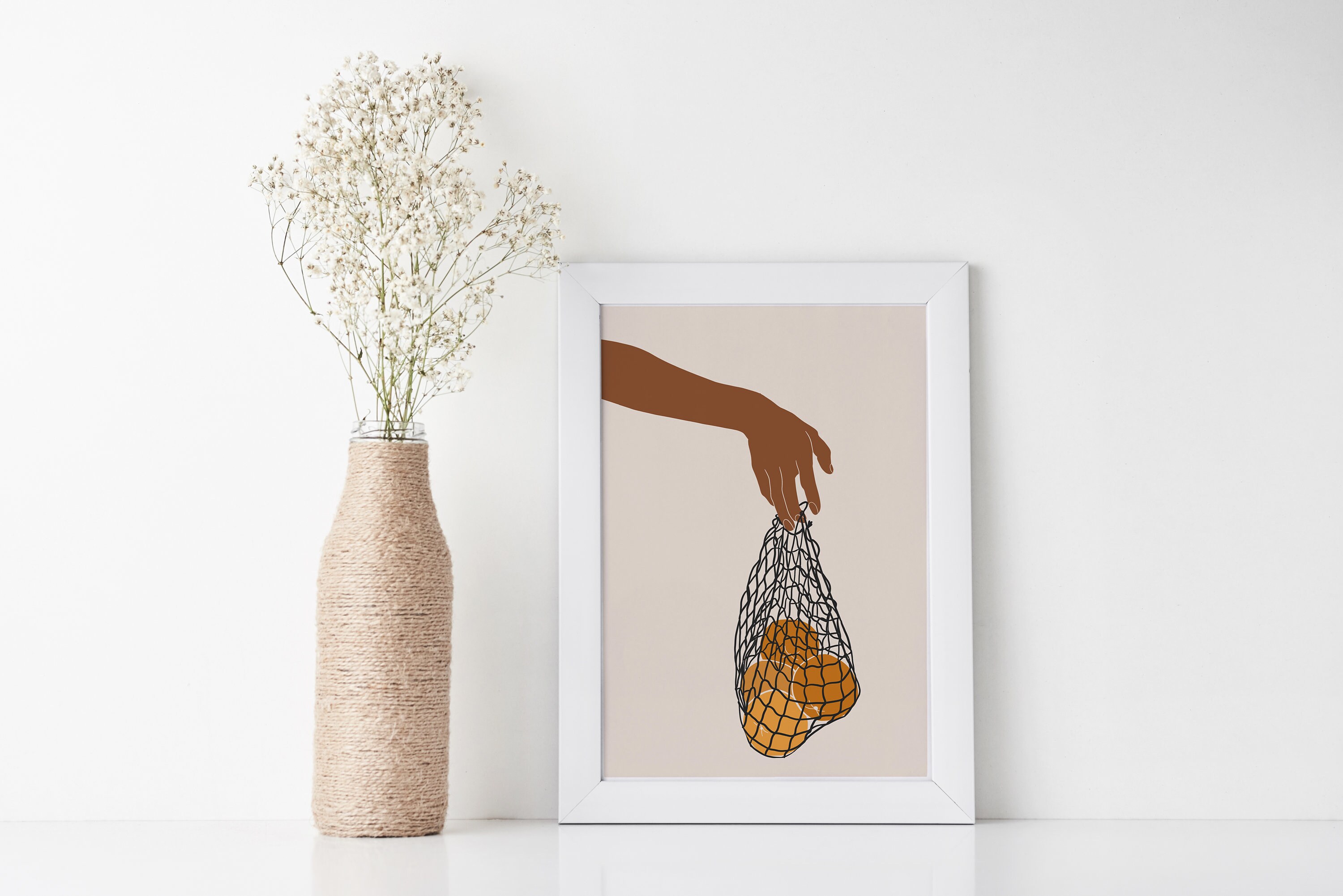 Abstract Hand Art Print Hand Holding Wall Art Black Girl - Etsy