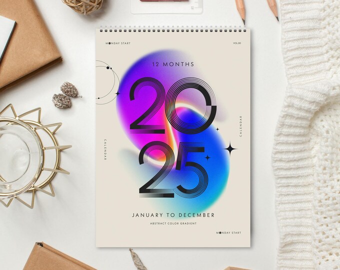 Minimalist Calendar/ 2025 Calendar / Gifts for Lovers/ 2025 Planner ...