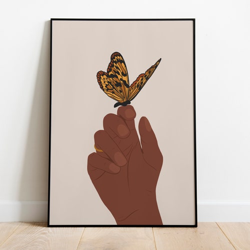 Abstract Hand Art Print Hands Wall Print Printable Wall Art | Etsy