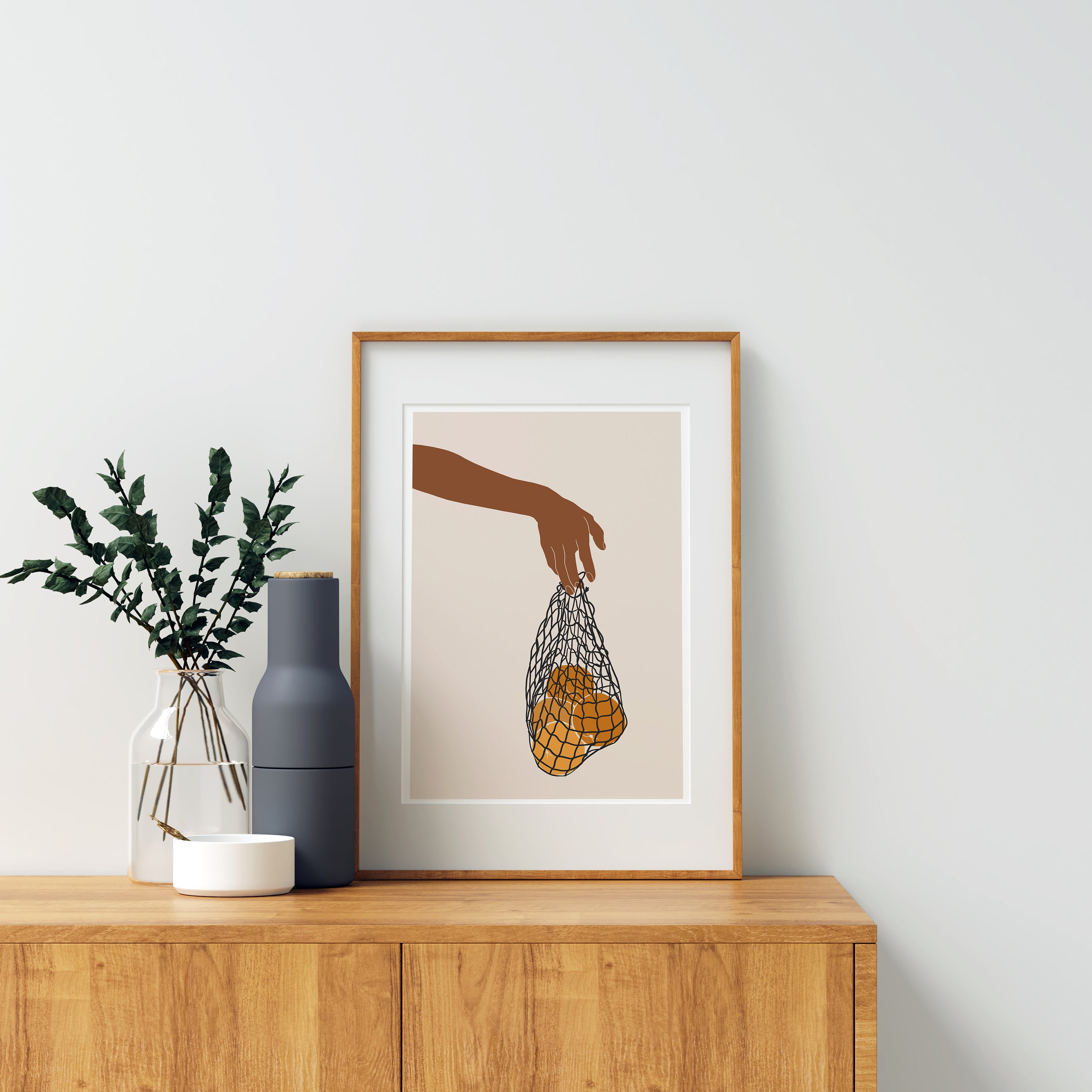 Abstract Hand Art Print Hand Holding Wall Art Black Girl - Etsy