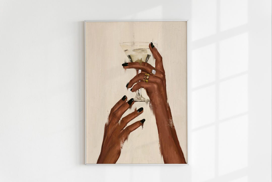 Black Woman Hand Art, African American Art, Oil Painting Texture, Black ...