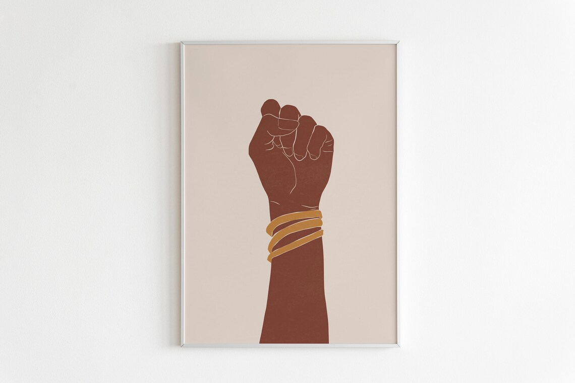 Abstract Hand Art Print Hands Wall Print Printable Wall Art | Etsy