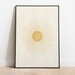 Mid Century Modern Sun Art Set of 2 Wall Art Abstract Sun - Etsy