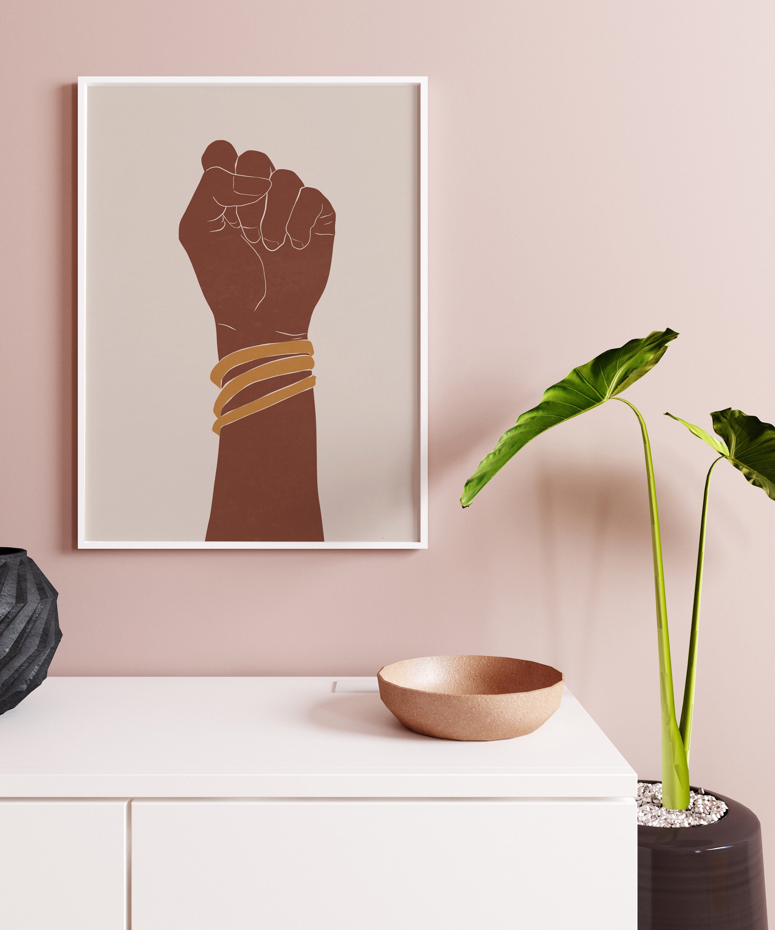 Abstract Hand Art Print Hands Wall Print Printable Wall Art - Etsy