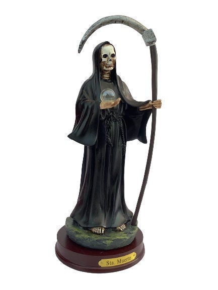Santa Muerte 9 Holy Death Statue Grim Reaper New - Etsy
