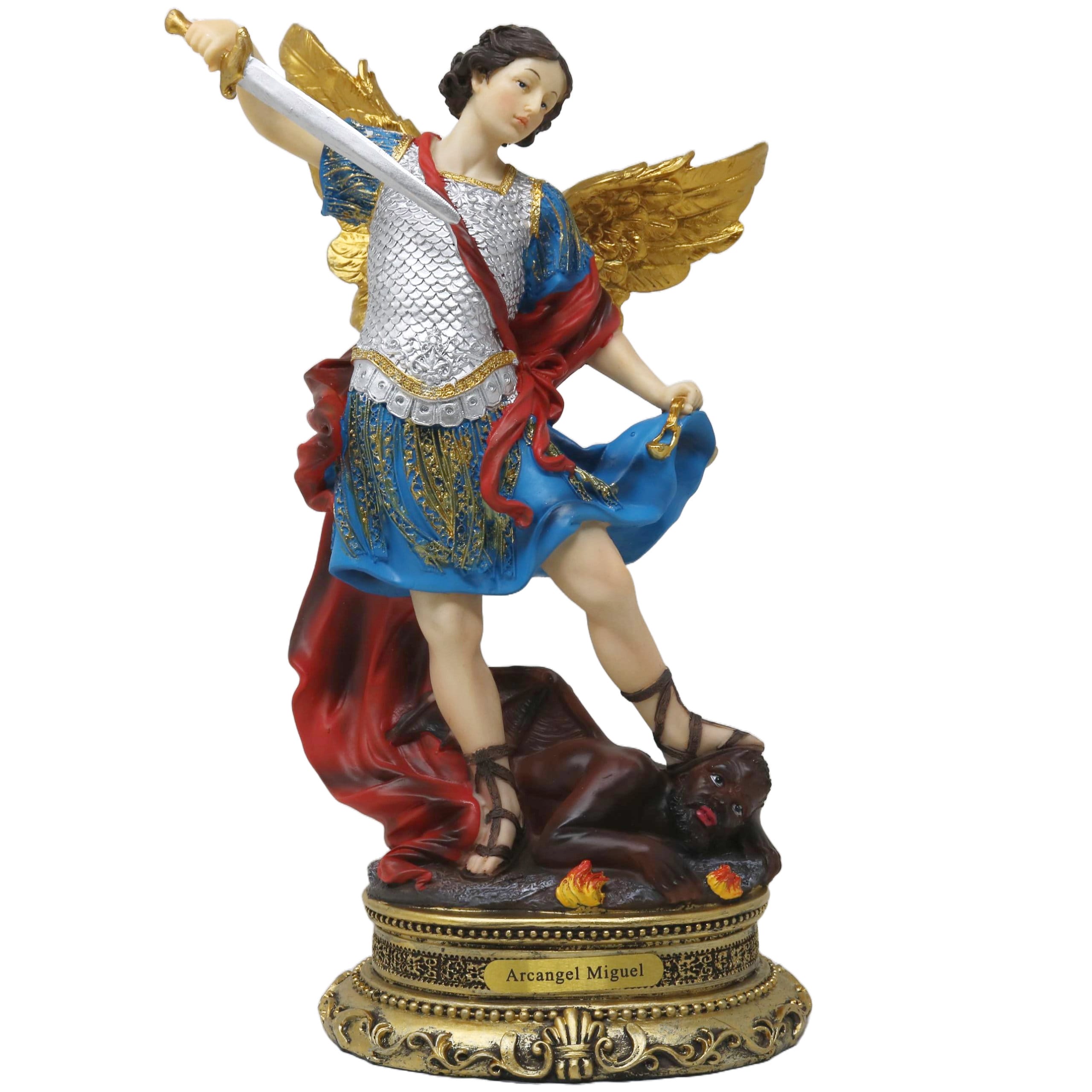 San Miguel Arcángel 12.5 Religious Figure St. Michael Archangel - Etsy
