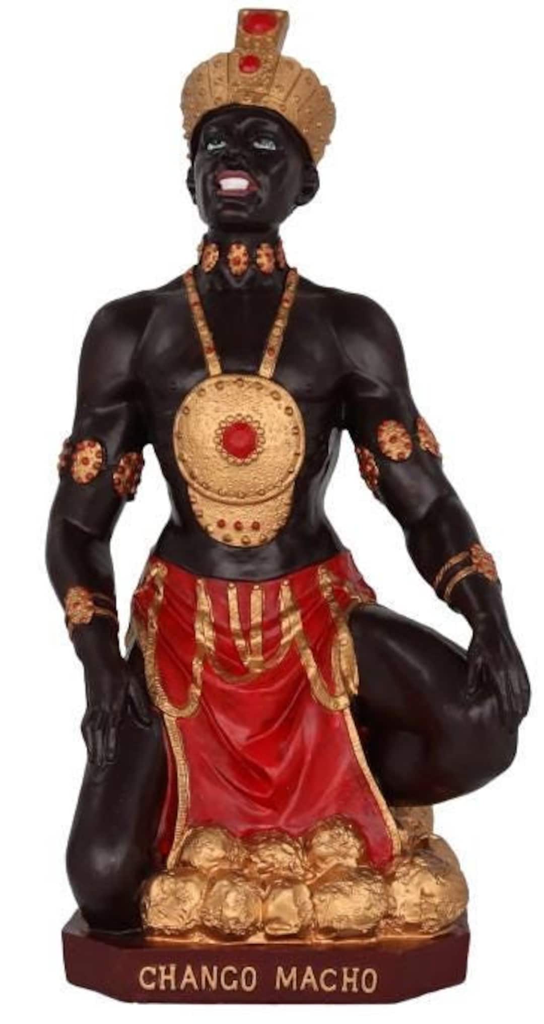 Chango Macho Orisha 12.5" Orisha De La Justicia, De Los Rayos, Del ...