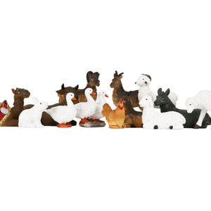 Small Assorted Nativity Animals Figurines - Etsy