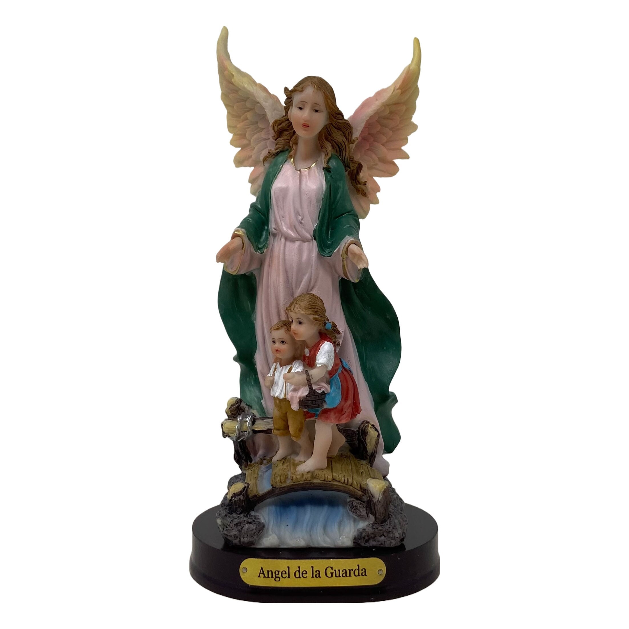 Angel De La Guarda Con Niños 8 Tall Guardian Angel - Etsy