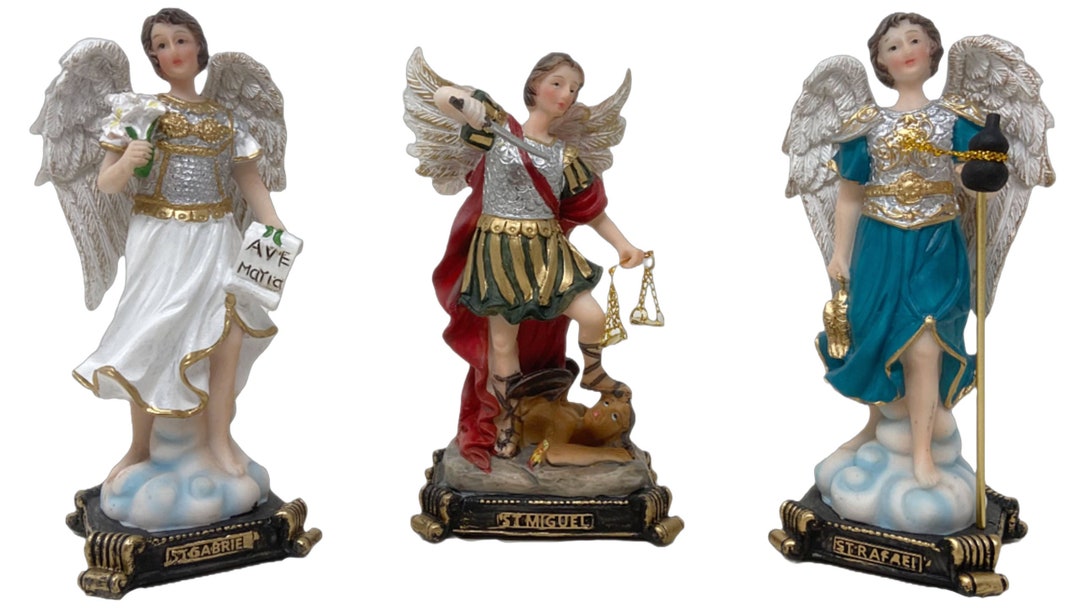 3 Archangels Set 6 Tall Arcángeles Set - Etsy