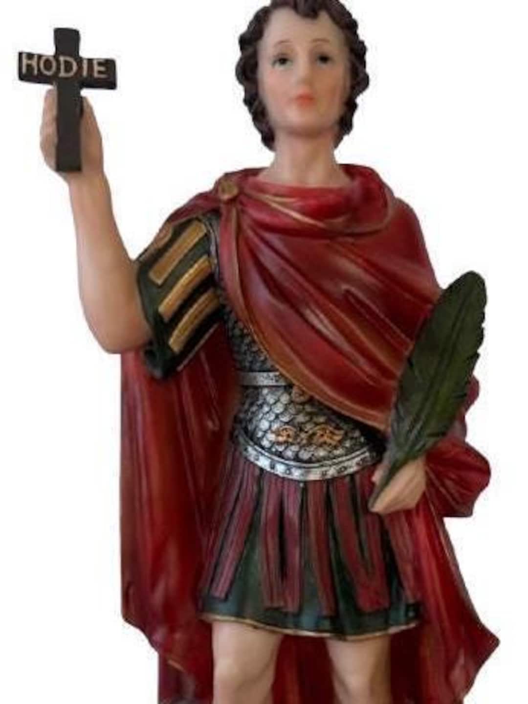 St. Expeditus Catholic Saint and Martyr 13" Resin Figure San Expedito ...