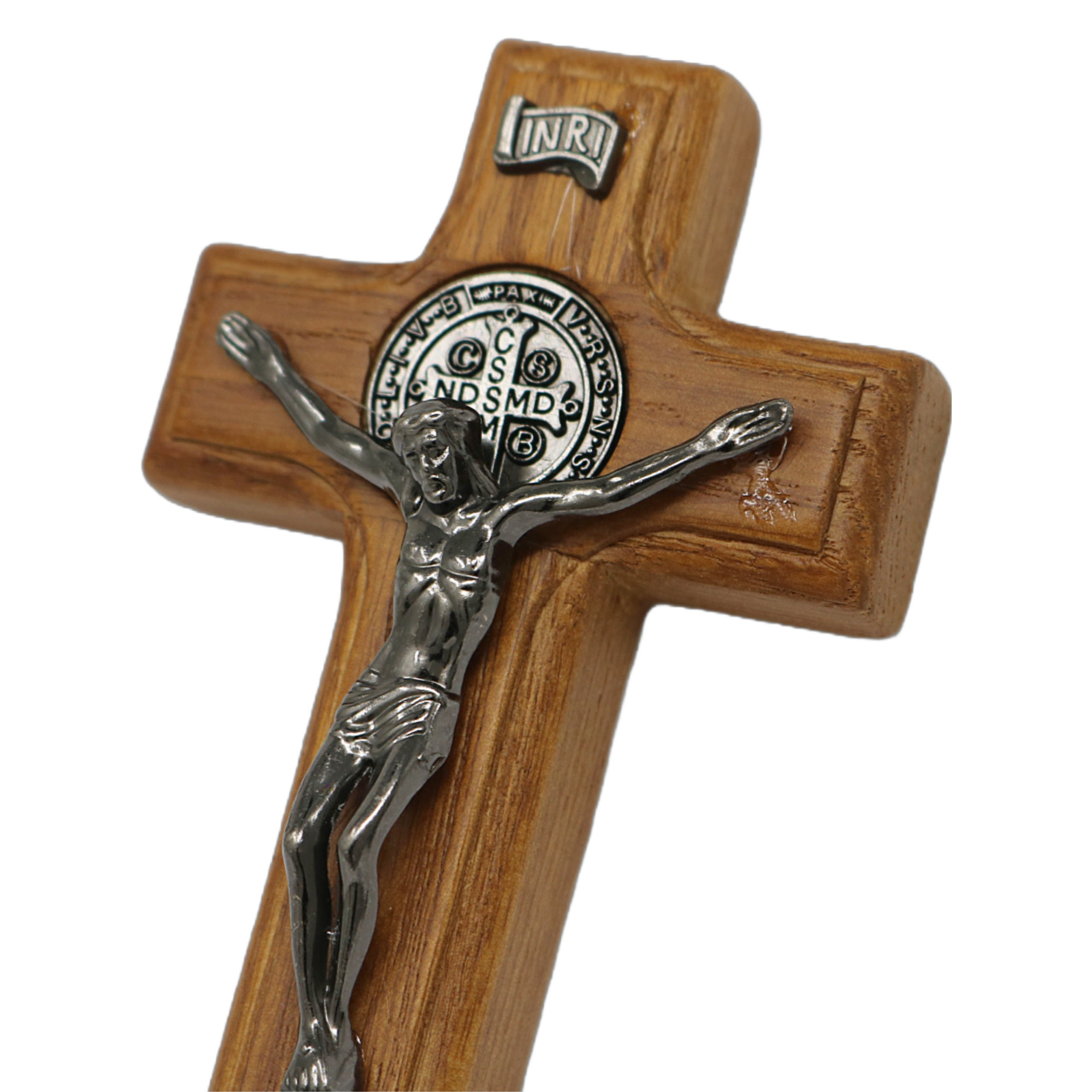 Mini 4 Crucifijo De Madera Y Metal Para Pared 19093 Wall Mini Crucifix ...