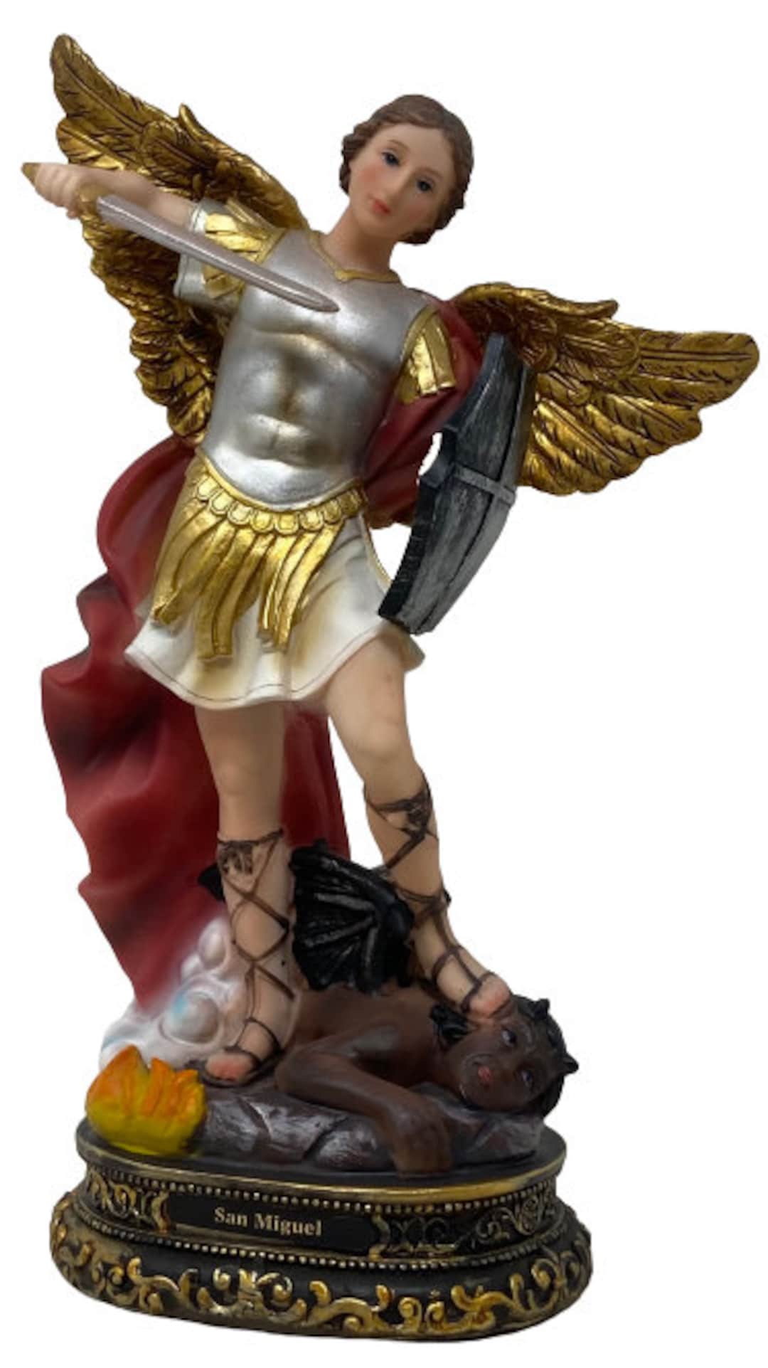 San Miguel Arcángel 12" St. Michael Archangel , New - Etsy