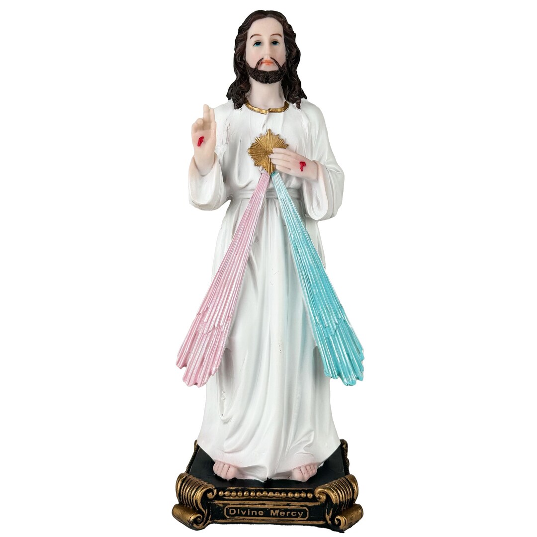 Divine Mercy 12" Resin Religious Home Decor Señor De La Divina ...