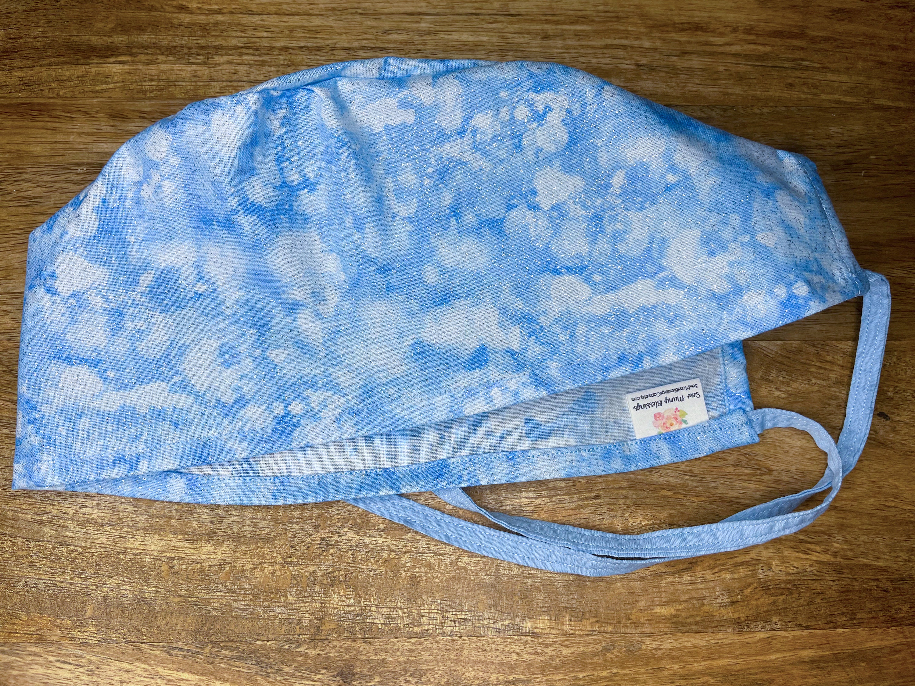 Sparkly Clouds Scrub Cap - Etsy