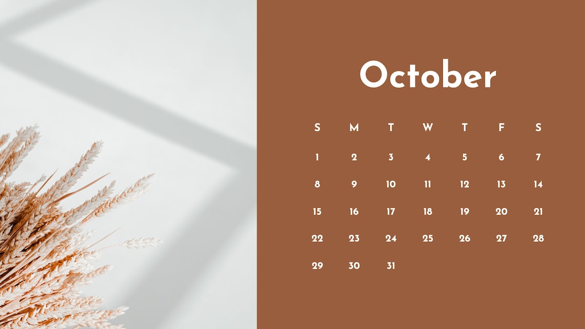 2023 Desktop Calendar Wallpaper, Desktop Calendar Aesthetic - Etsy