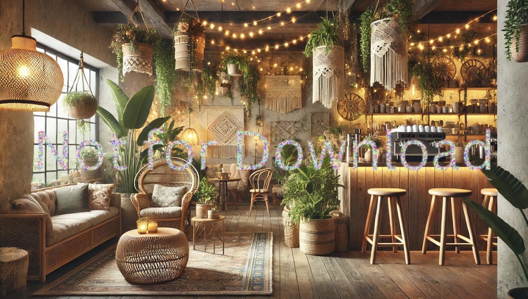 Cozy Warm Light Boho Teams Background - Etsy