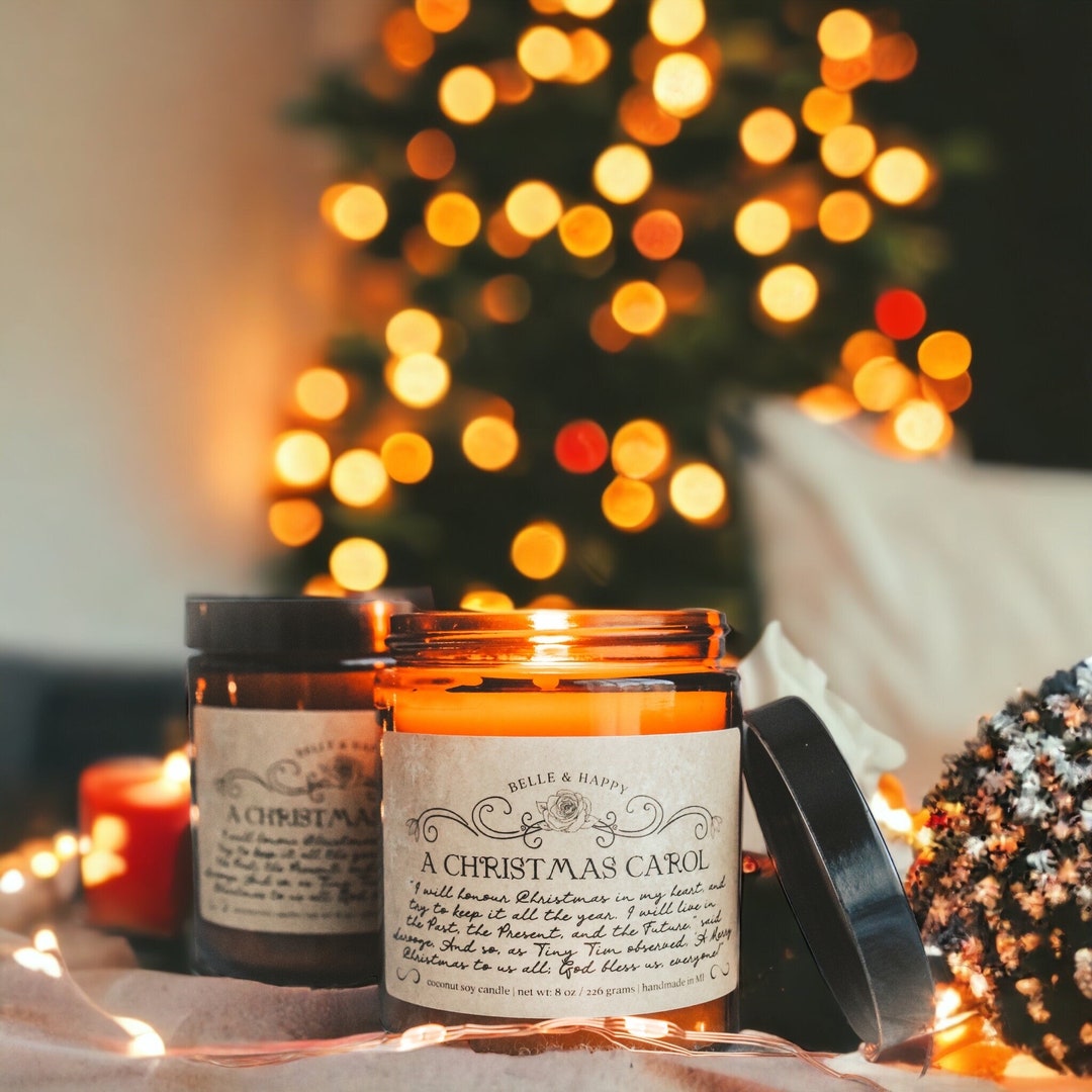 A Christmas Carol Charles Dickens, Merry Christmas Candle, Themed ...