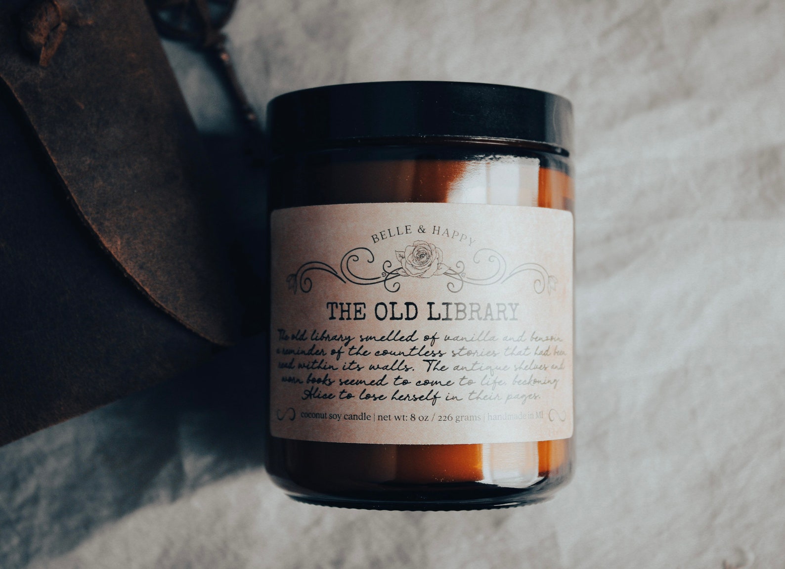 The Old Library Bookish Candles Literary Candle Gift for Librarian ...