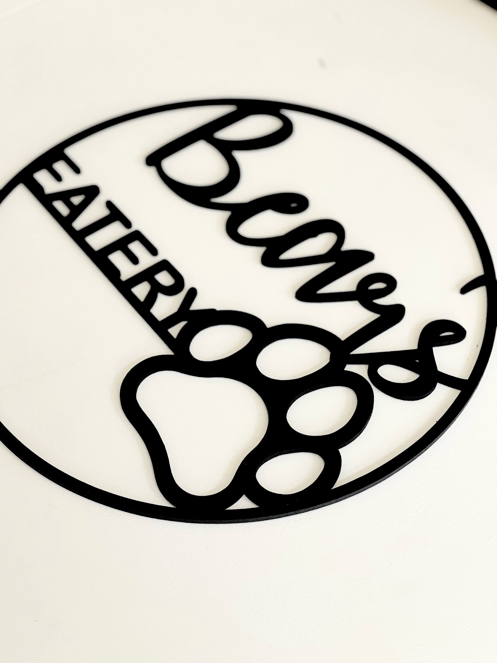 Dog Sign Dog Food Sign DOG EATERY Personalized Dog Sign | Etsy