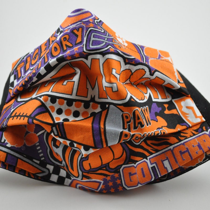 Clemson Mask - Etsy