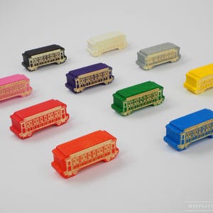 Ticket to Ride, 25 Pcs X Wooden Train Cars + Round Marke, Collector's ...