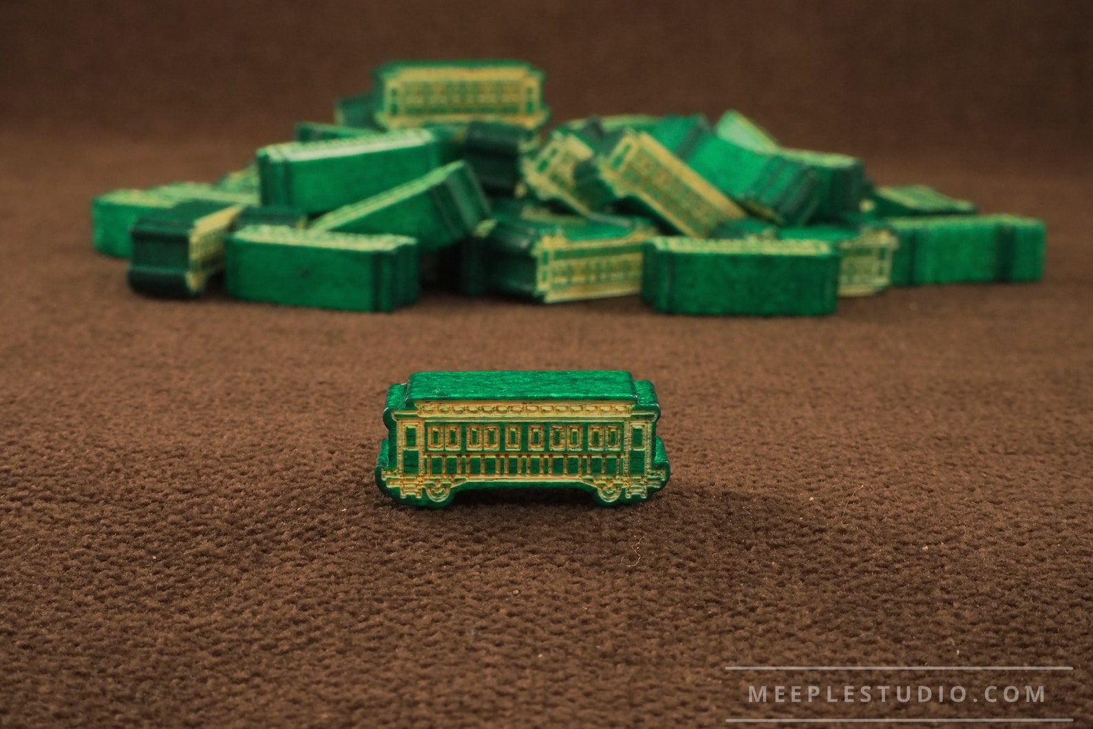 Ticket to Ride 25 Pcs X Wooden Train Cars Round Marke - Etsy