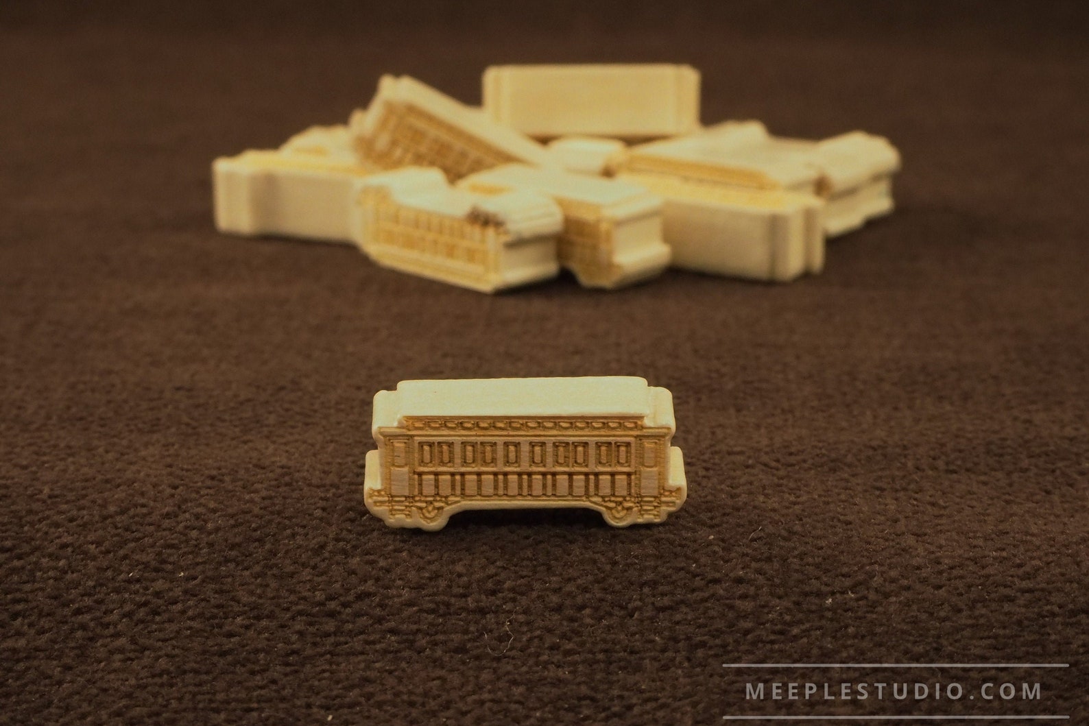 Ticket to Ride 25 Pcs X Wooden Train Cars Round Marke - Etsy