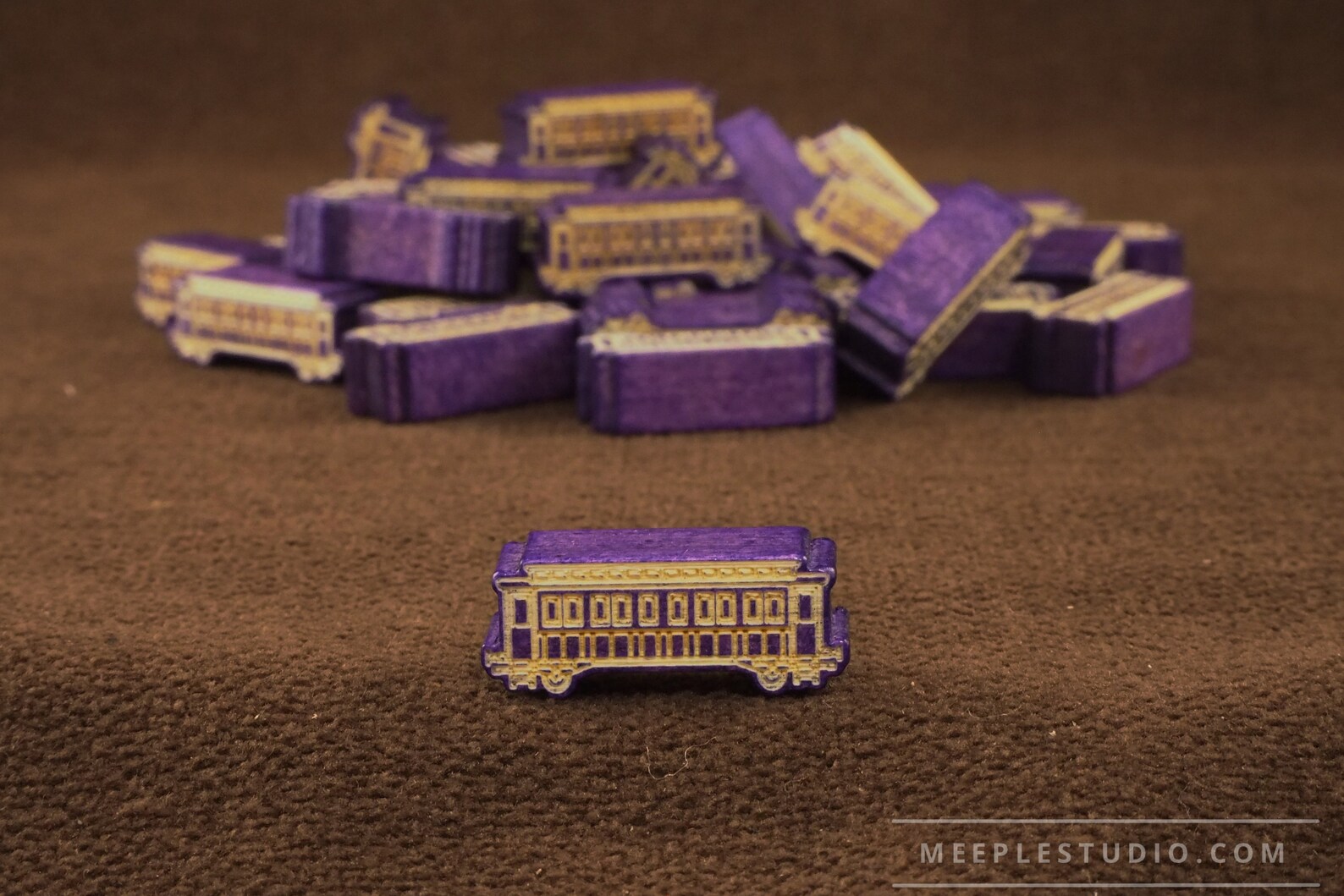 Ticket to Ride 25 Pcs X Wooden Train Cars Round Marke - Etsy