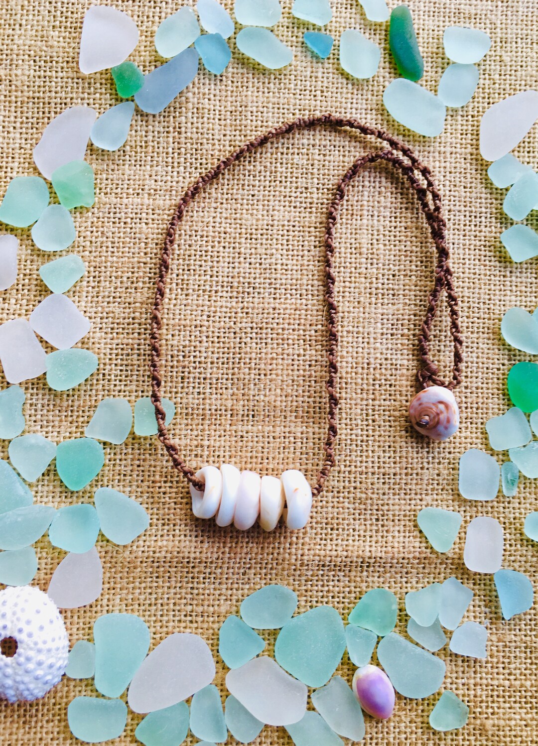 Authentic Hawaiian Handpicked PUKA Shell Handbraided Necklace - Etsy