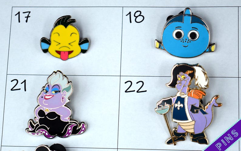 Disney Enamel Pins | Mickey | Minnie | Cats | Ursula | Nemo | Simba ...